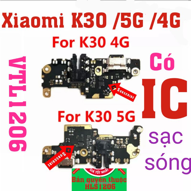 Cụm chân sạc Xiaomi k30 5G k30 I 5G K30 4G hàng xịn (Phải mua thêm cáp Main) | Shopee Việt Nam