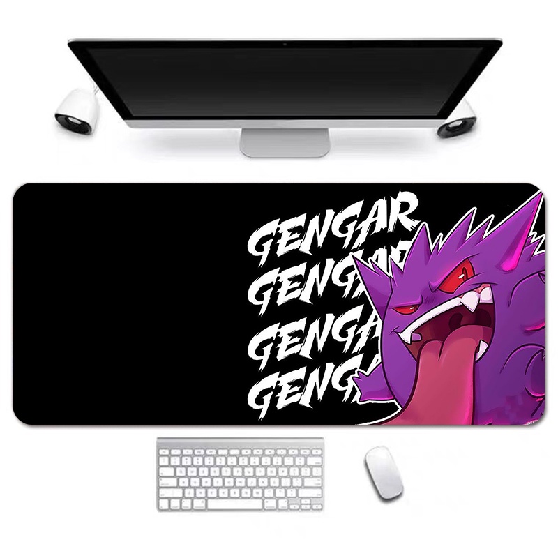 Gengar Exclusive Mouse Pad Pokemon Keyboard Pad Cool Personality Desk ...