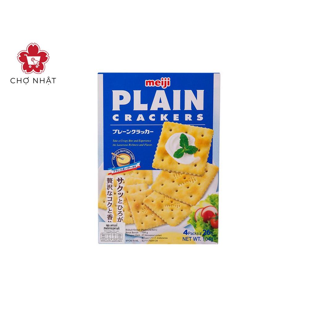 Bánh Meiji plain cracker 104g | Shopee Việt Nam