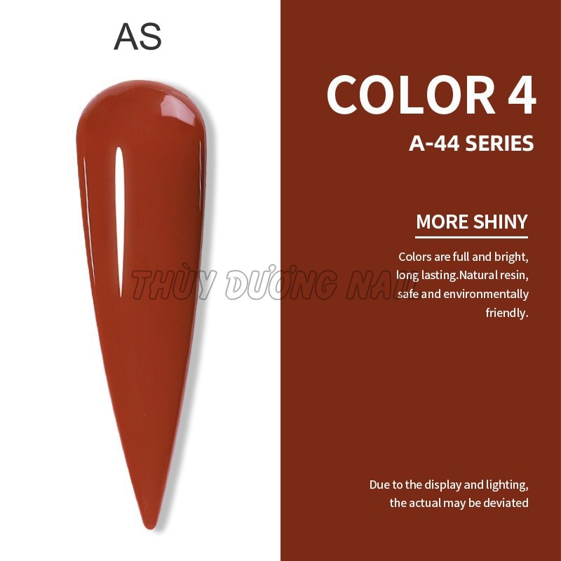 Sơn gel AS chính hãng chai đỏ mã A44 15ml | Shopee Việt Nam