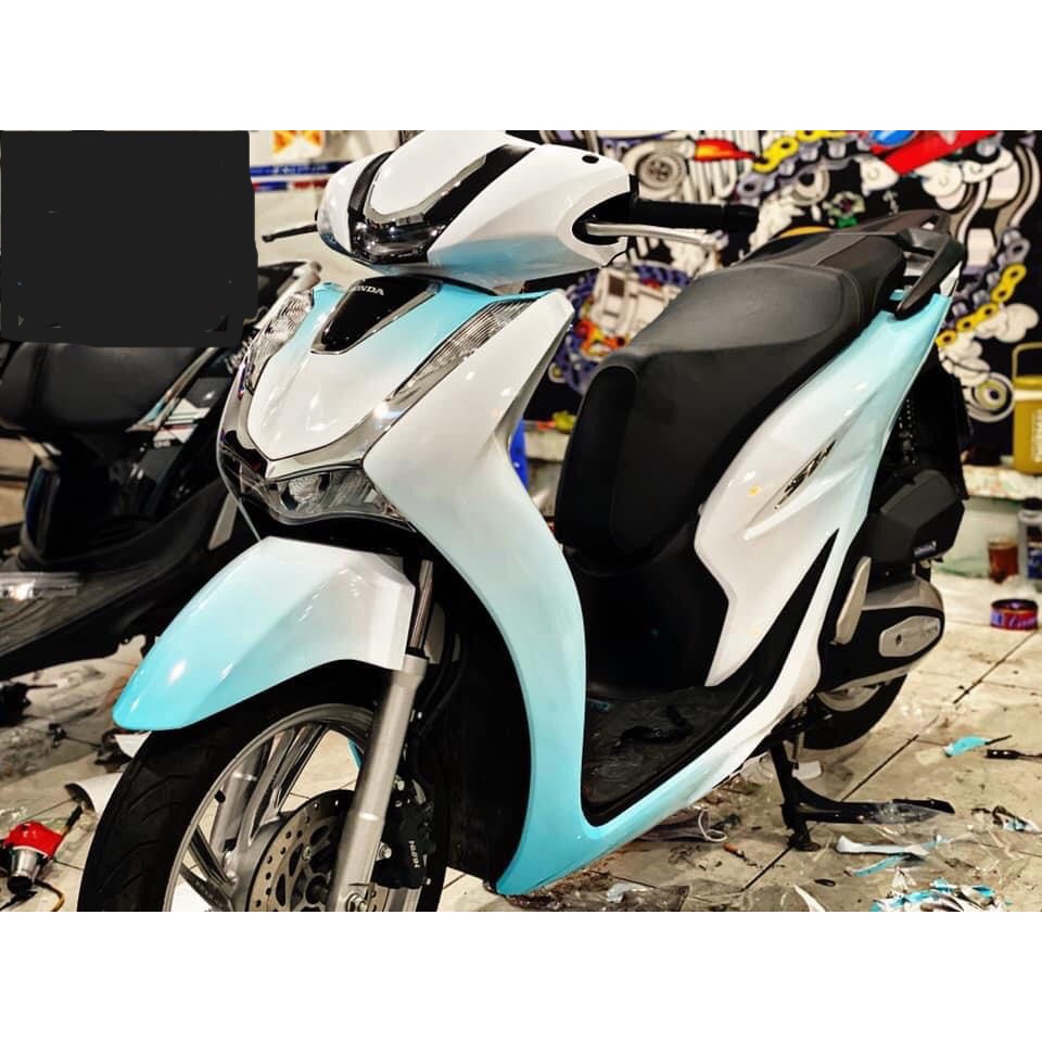 Tem Trùm SH Loang Trắng Xanh Biển,TEam Decal Sh | Shopee Việt Nam