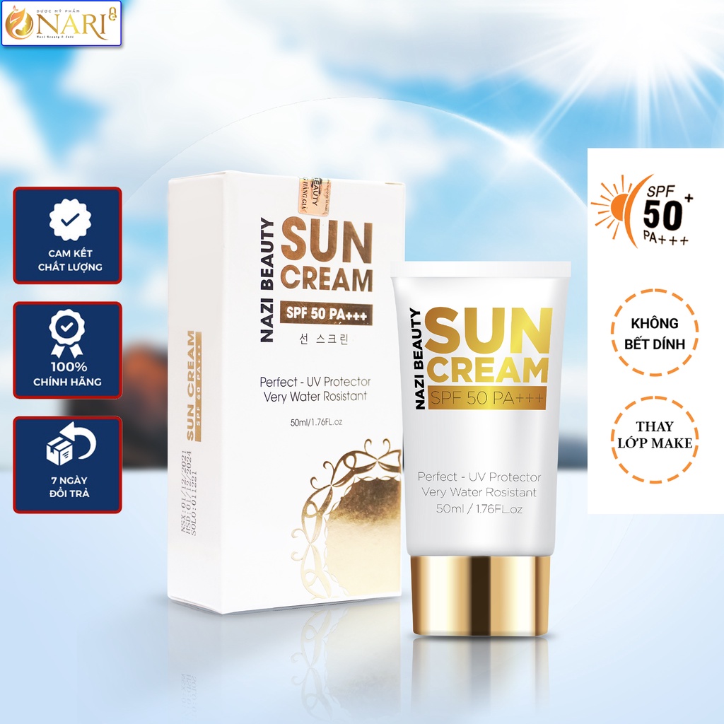 Kem chống nắng dưỡng da dưỡng trắng Nari Sun Cream bảo vệ làn da các ...