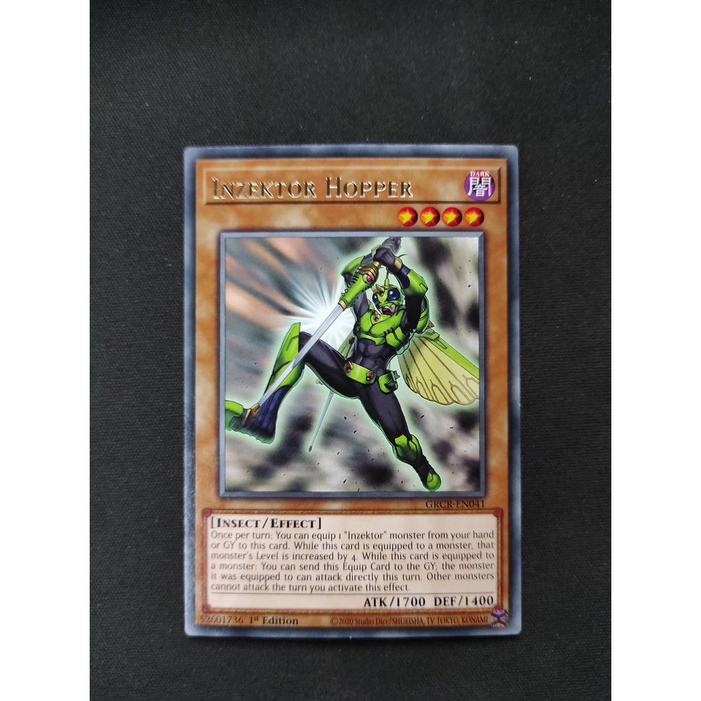 (YGO-TCG)1 lá thẻ bài Inzektor Hopper - GRCR-EN041 - Rare | Shopee Việt Nam