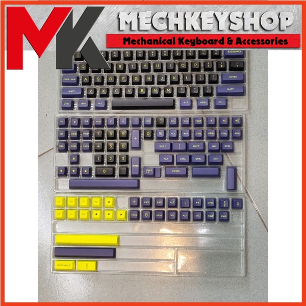 Bộ keycap FSA Night Black PBT Double shot cho bàn phím cơ | Shopee Việt Nam