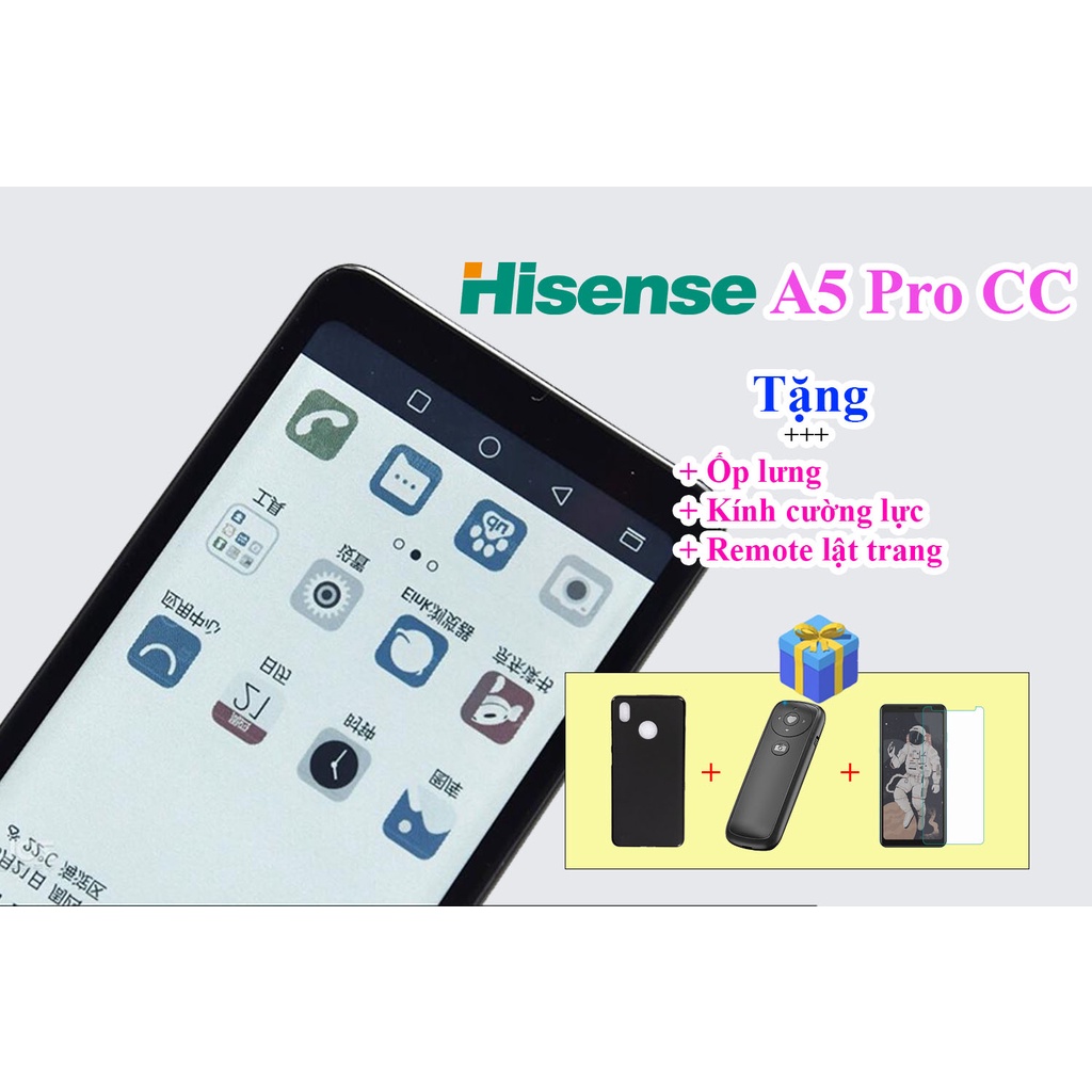 Máy đọc sách Hisense A5 Pro CC E-Ink 4096 màu (Color - 2 Sim) | Shopee ...