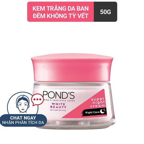 [HCM]Kem Ponds Dưỡng Trắng Da 50g Ban Đêm | Shopee Việt Nam
