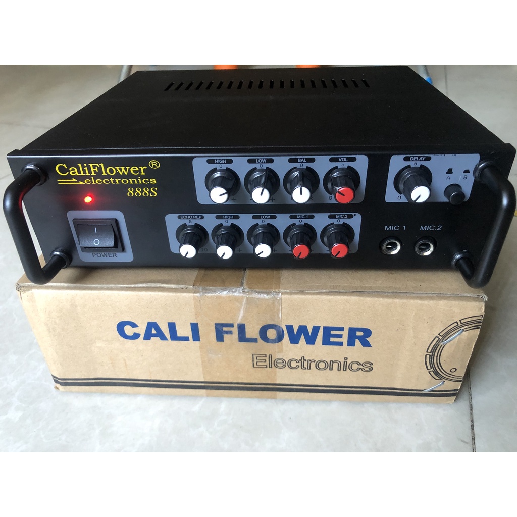 Amply mini AC / DC 12V CALIFLOWER 888S | Shopee Việt Nam