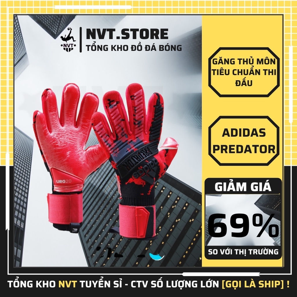Bao tay thủ môn Predator Pro siêu dính có xương, Găng tay thủ môn ...