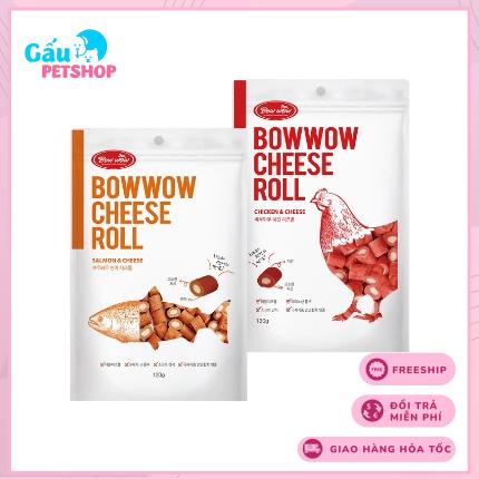 Snack Phô Mai Cuộn Bowwow Cheese Roll cho chó 120g | Shopee Việt Nam
