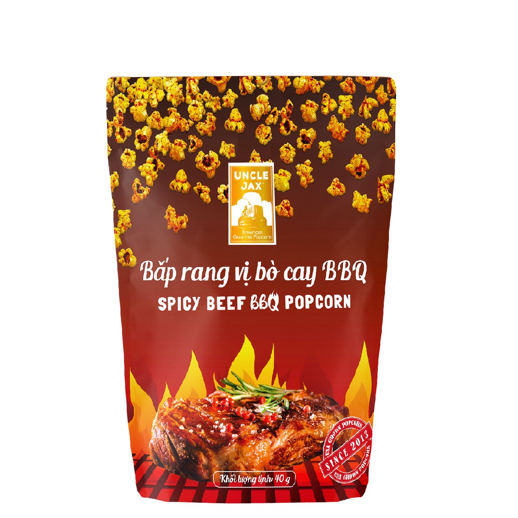 Bắp rang bơ Uncle Jax American Popcorn đủ loại caramel, phô mai ít calo ...