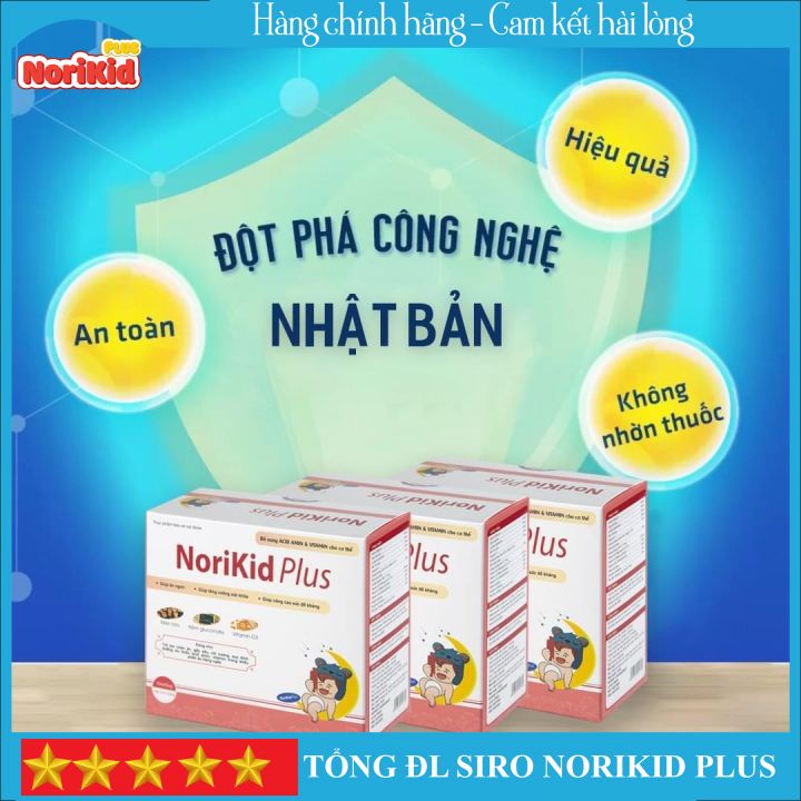 [DATE MỚI] Siro NORIKID PLUS Giúp Cải Thiện Hệ Tiêu Hóa Cho Trẻ 06 Tháng – 12 Tuổi NP10 Hộp 20 ...