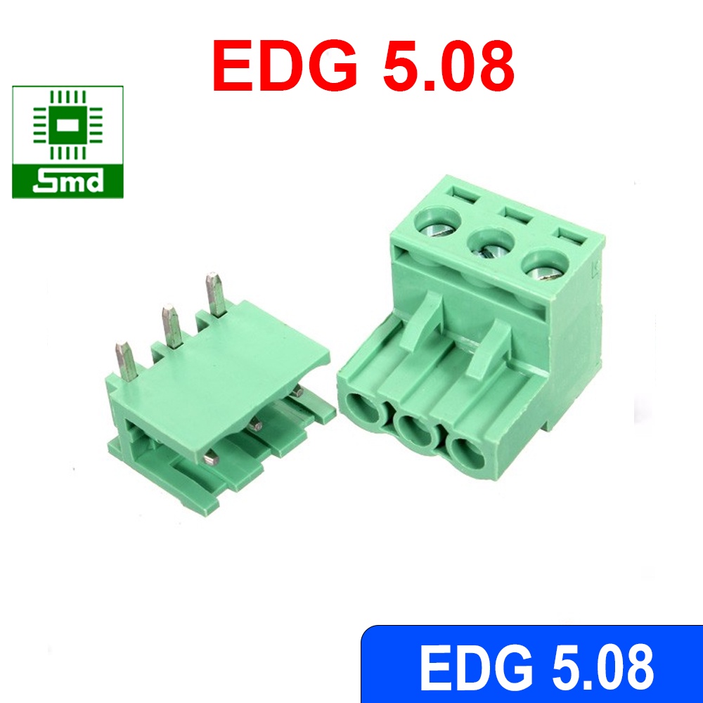 Cọc nguồn cầu đấu xanh 2EDG 5.08 Pluggable Terminal Block 5.08mm 2P 3P 4P 5P 6P 7P 8P Header cắm ...