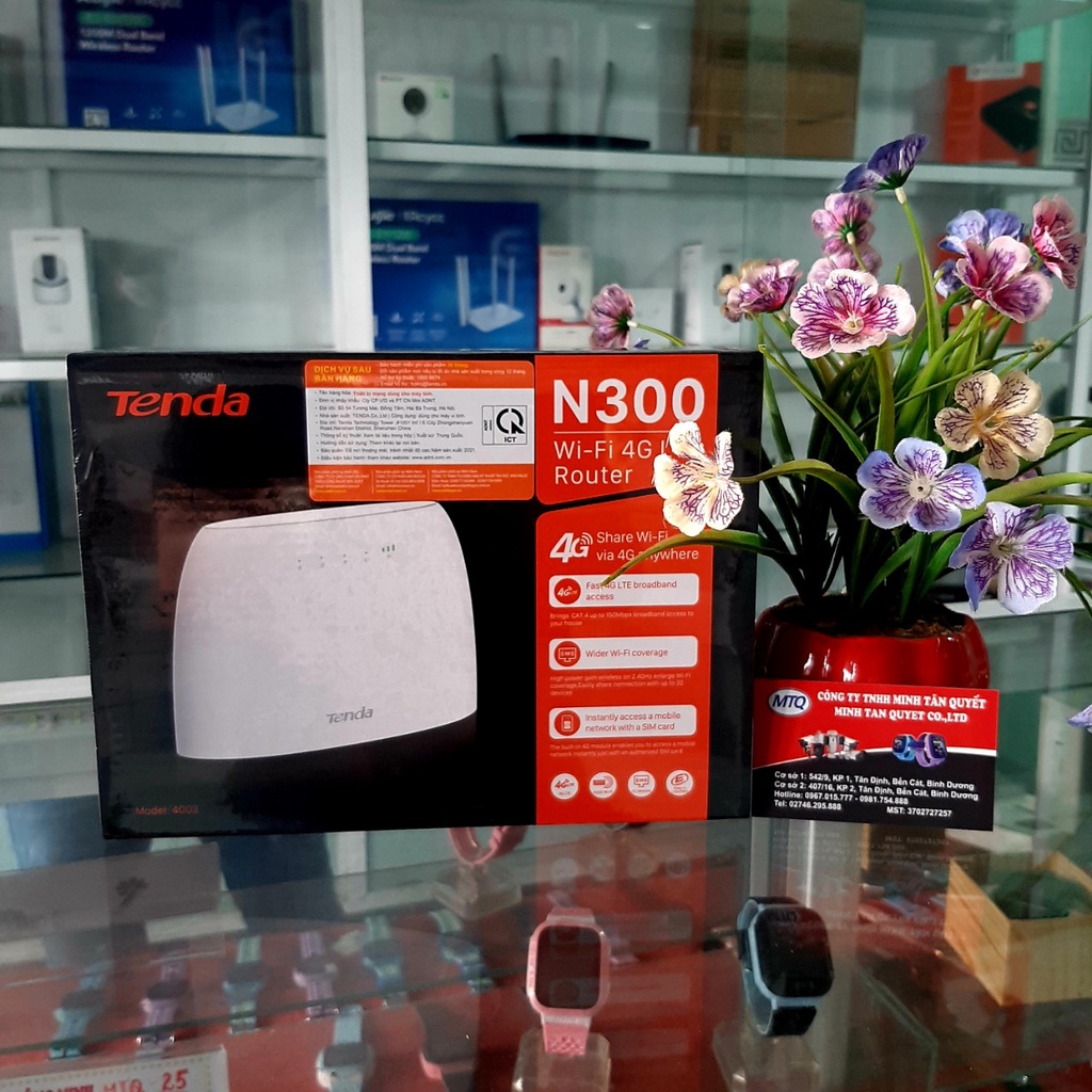 Bộ phát wifi Tenda dùng Sim 4G LTE N300 4G03 - Hàng chính hãng | Shopee ...