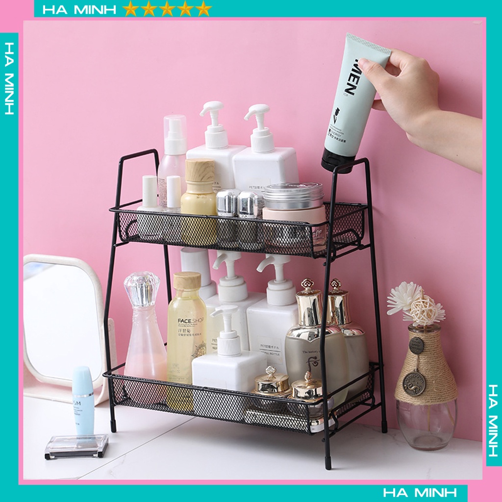 Giá Để Đồ HAMI 2 Tầng Bằng Sắt Sơn Tĩnh Điện Không Gỉ Cao Cấp | Shopee ...