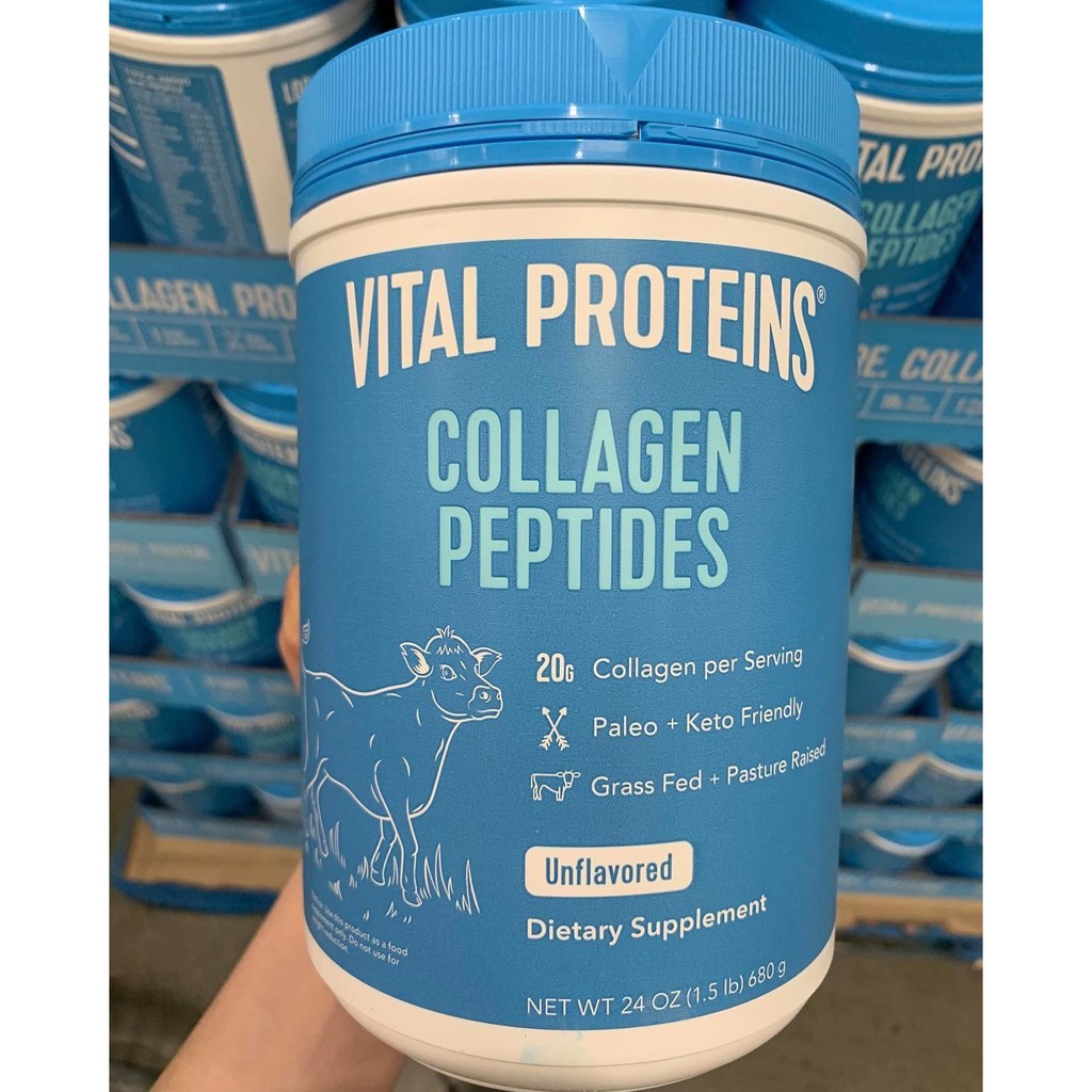 Bột Pha uống Vital Proteins Collagen Peptides Unflavored 680g/ 567g | Shopee Việt Nam