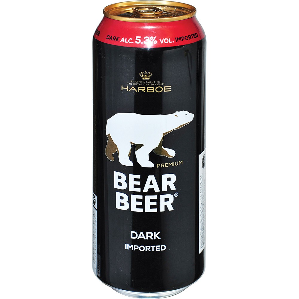 Bia Bear Harboe Dark 5.3% 500ml | Shopee Việt Nam