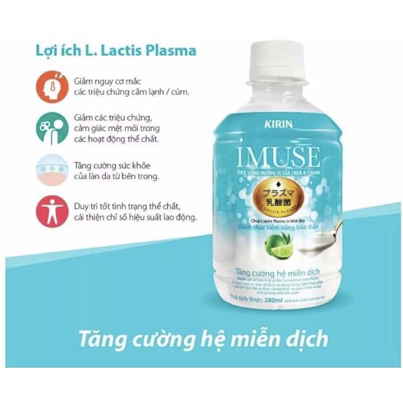 Nước uống sữa chua vị Chanh Kirin Imuse | Shopee Việt Nam