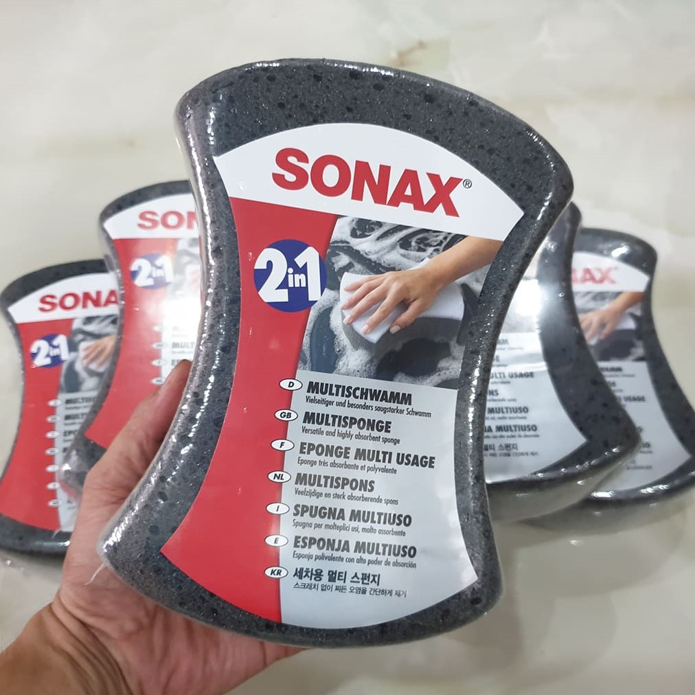 Mút xốp Bọt biển rửa xe - Sonax multi sponge | Shopee Việt Nam
