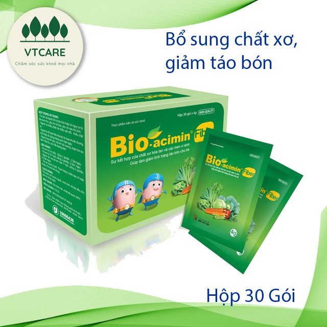 Men Vi Sinh Bổ Sung Chất Xơ, Hỗ Trợ Tiêu Hóa Giảm Táo Bón Bio-acimin ...