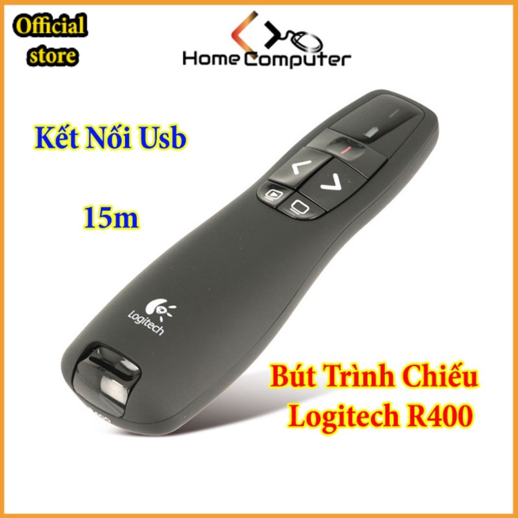 Bút trình chiếu logitech R400 chính hãng. bảo hành 6 tháng.Home ...