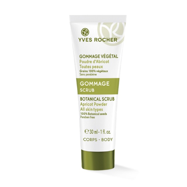 Tẩy tế bào chết cơ thể Yves Rocher Botanical Scrub 30ml | Shopee Việt Nam