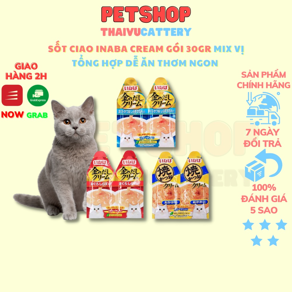 Sốt Ciao Inaba Cream Gói 30gr Mix Tổng Hợp Vị,SLL | Shopee Việt Nam