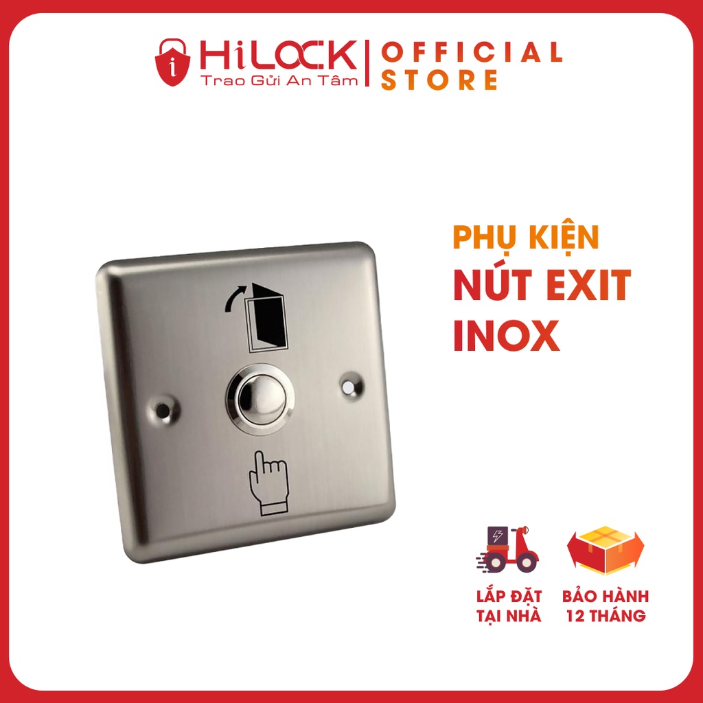 Nút nhấn Exit Inox hình vuông E04 | Shopee Việt Nam