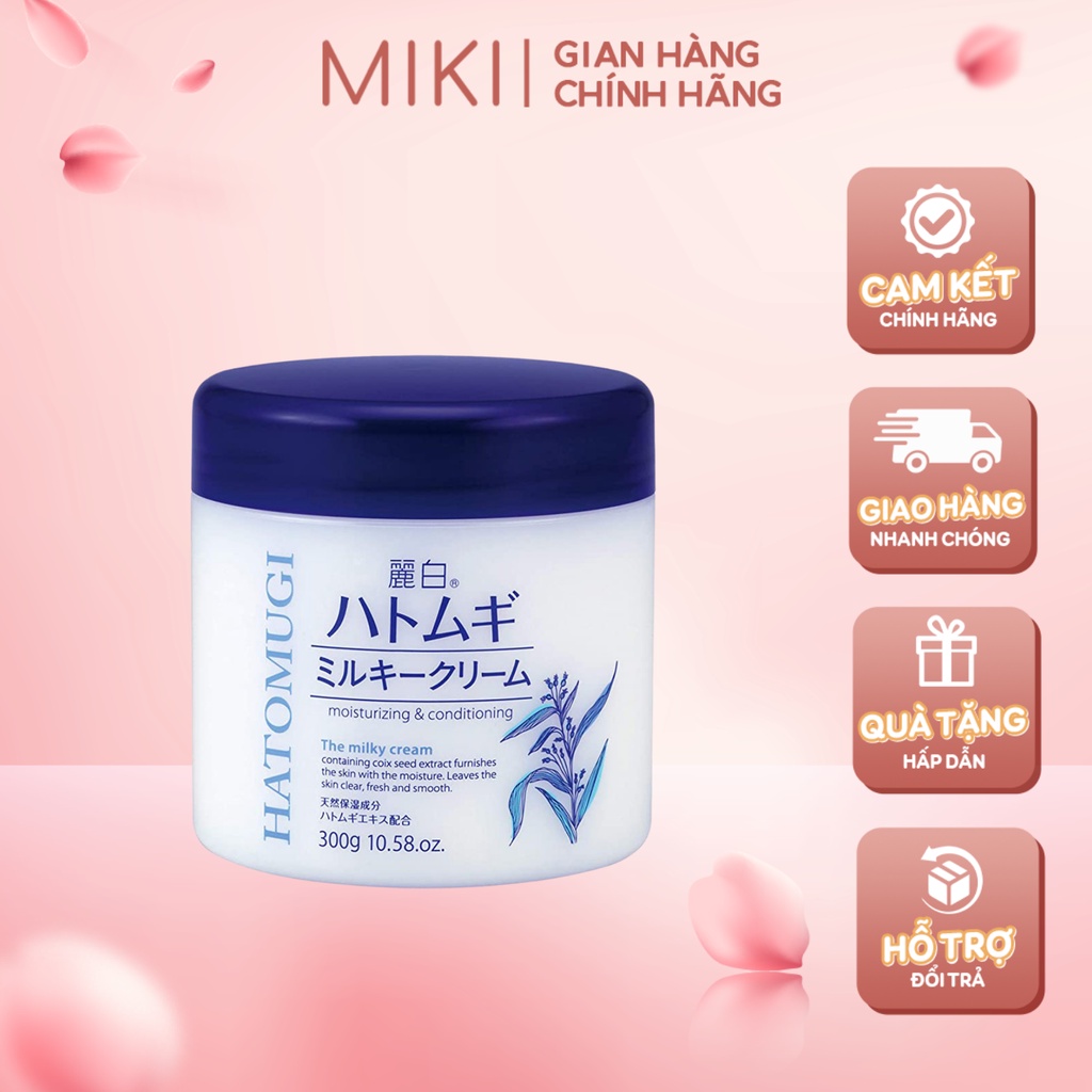 Kem Dưỡng Ẩm Hatomugi Moisturizing & Conditioning The Milky Cream Chiết ...