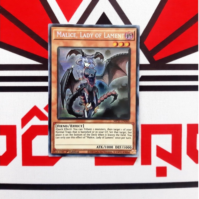 [ Đỗ Lạc Shop ] Thẻ Bài Mint90 Yugioh Monster Malice, Lady of Lament - Prismatic Secret | Shopee ...