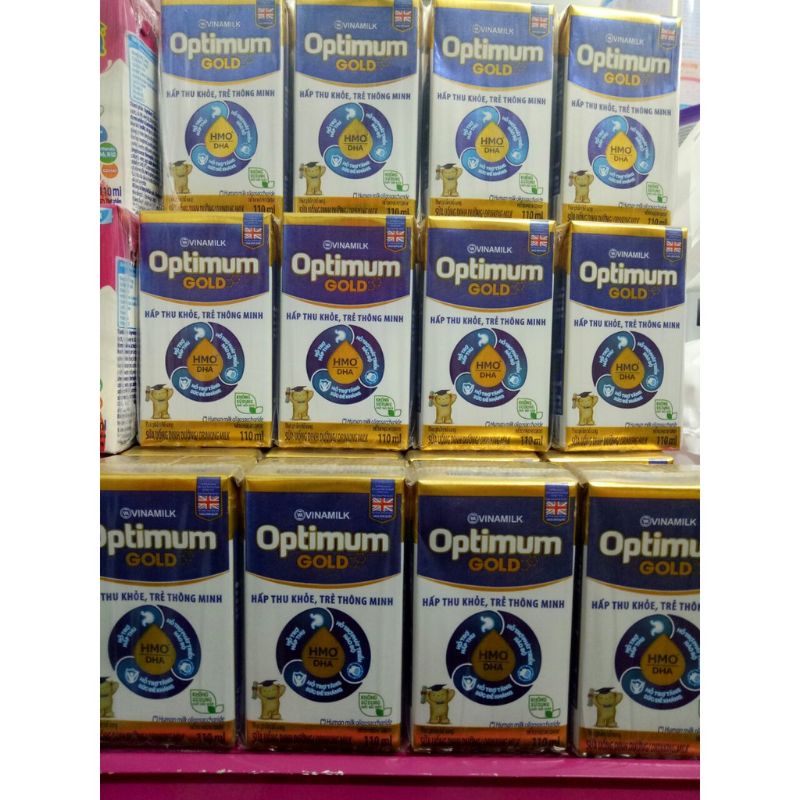 Thùng sữa bột pha sẵn Optimum 48 hộp 110ml | Shopee Việt Nam