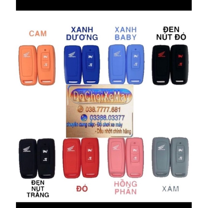Bọc chìa khoá Smartkey Remote cho xe Vision 2021,Sh Mode mới, ShVN mới ...
