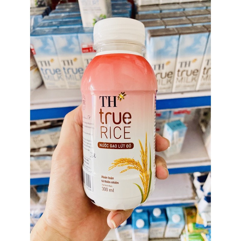 Nước Gạo Rang TH true RICE 300 ml (2 vị: Gạo rang, gạo lứt đỏ) | Shopee Việt Nam
