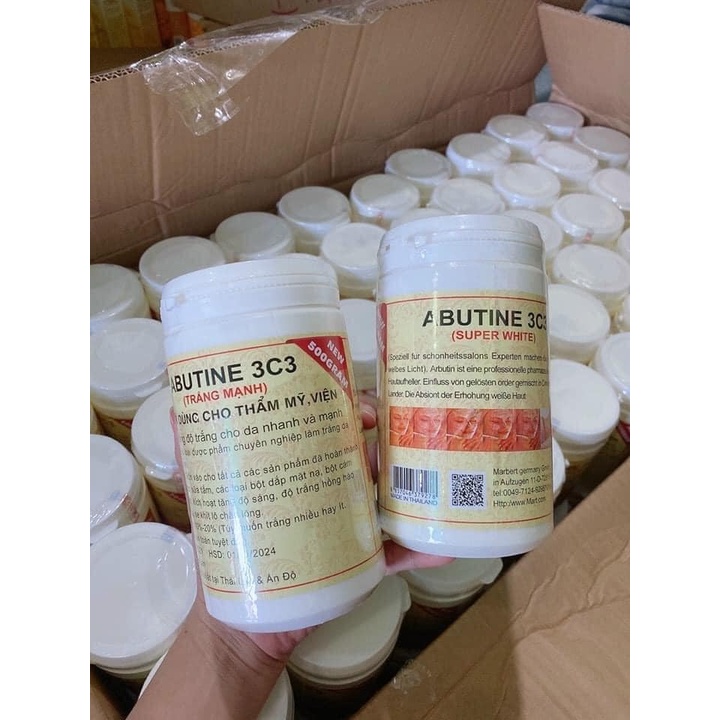 Kem Kích Trắng Body Abutine 3C3 - Hộp 500g | Shopee Việt Nam