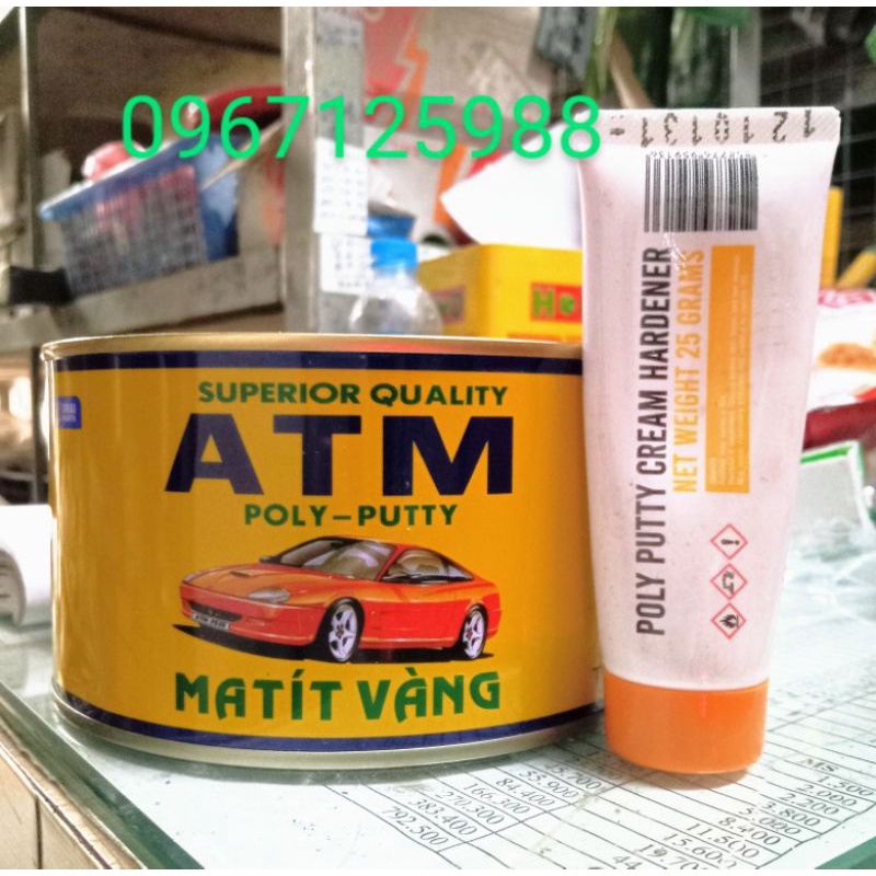 Bột bả Matit vàng, bột bả ô tô ATM | Shopee Việt Nam