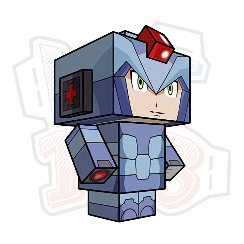 Mô hình giấy Anime Mega Man X Cube Craft - Mega Man | Shopee Việt Nam