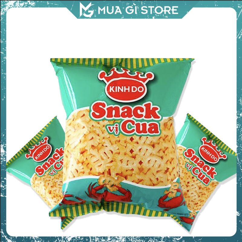 Combo 10 gói Bim bim cua Kinh Đô gói 29gr, Snack bimbim vị cua Kinh Đô ...