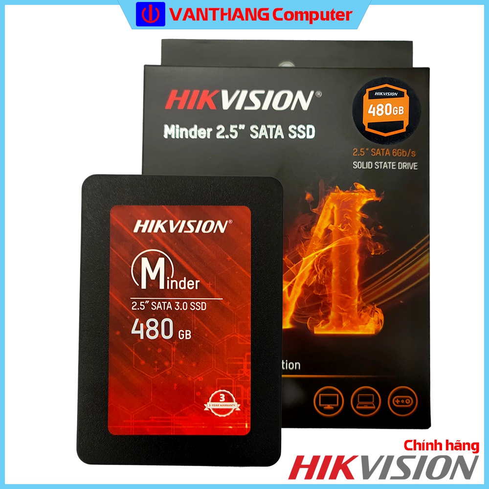 Hikvision Minder (S) 480G - Ổ cứng SSD 2.5 inch SATA III Tốc độ 550MB/s - Hàng chính hãng ...
