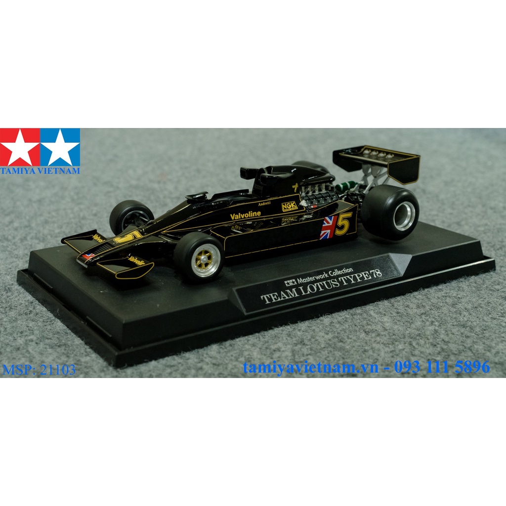 [TAMIYA] 21103 Mô hình xe ô tô đua 1/20 Team Lotus Type 78 1977 British ...