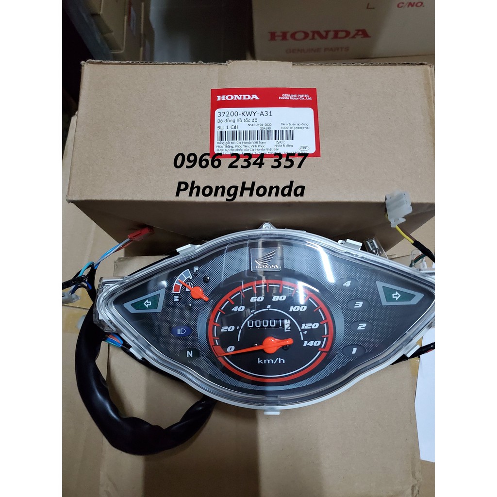 đồng hồ wave alpha 2013 - 2016 chính hãng honda | Shopee Việt Nam