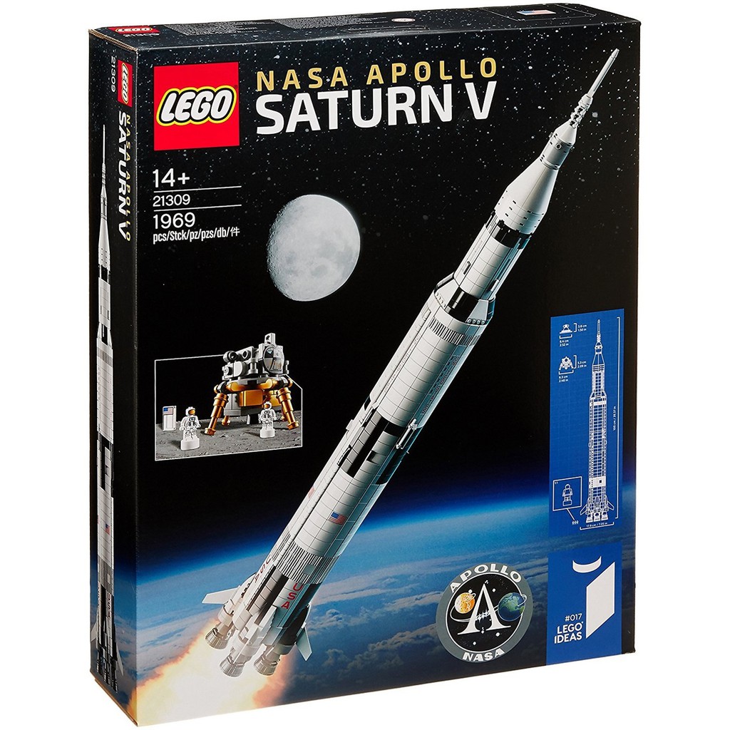 [Có sẵn] LEGO IDEAS Chính hãng - 21309 - Nasa Apollo Saturn V | Shopee ...