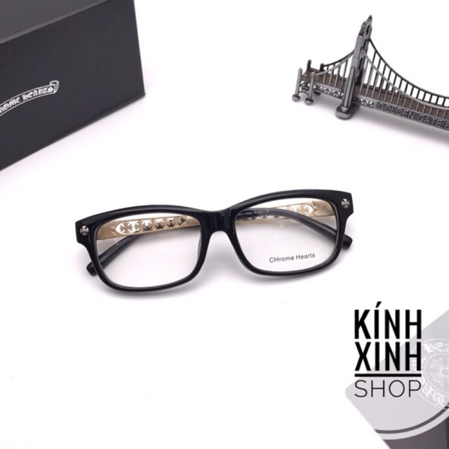 Kính CHROME Mắt vuông Kim loại - HOT6 | Shopee Việt Nam
