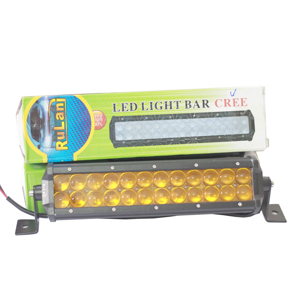 LED BAR DÀI TRỢ SÁNG 30CM 72W VÀNG BI CẦU - 1 chiếc | Shopee Việt Nam