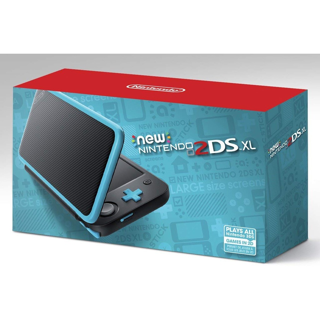 May ch i game New Nintendo 2DS XL Black Turquoise Shopee Vi t Nam