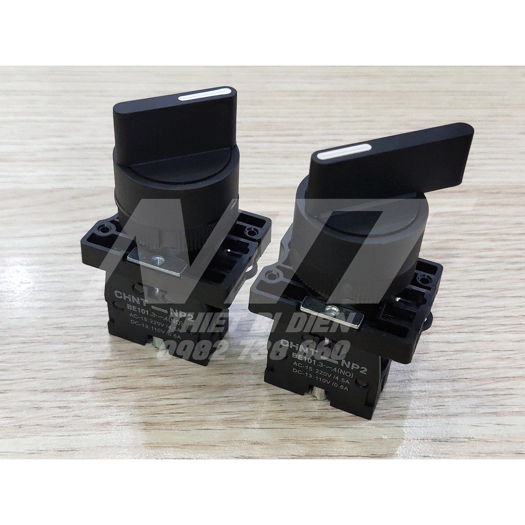 Công tắc xoay 2 vị trí, 3 vị trí phi 22 NP2 CHINT | Shopee Việt Nam