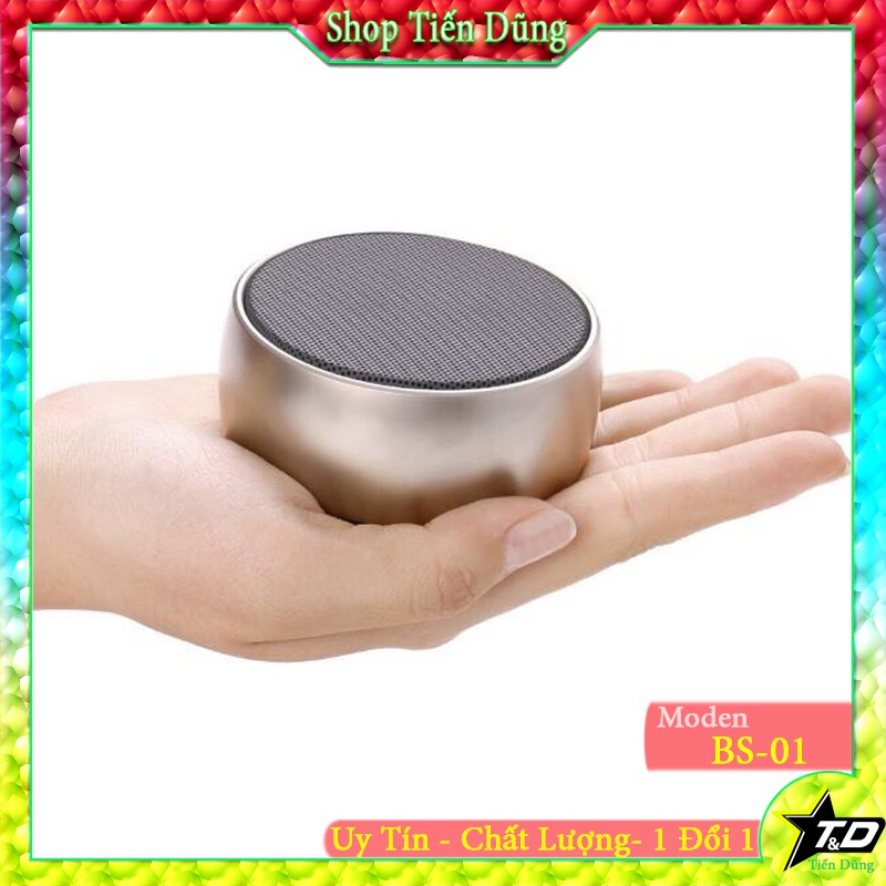 Loa Bluetooth BS01 vỏ nhôm pin khỏe nghe cực chất- Loa mini cầm tay ...