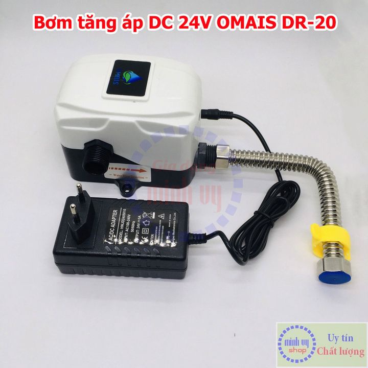 [BT] Bơm tăng áp vòi sen - máy giặt - OMAIS 24V DC DR-20 | Shopee Việt Nam