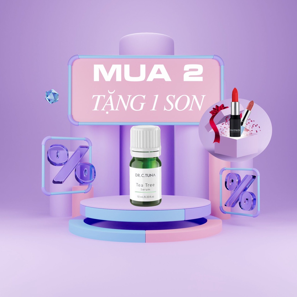 Serum FARMASI Dr. C. Tuna Tea Tree Serum(9.76ml) mua 2 tặng son ...