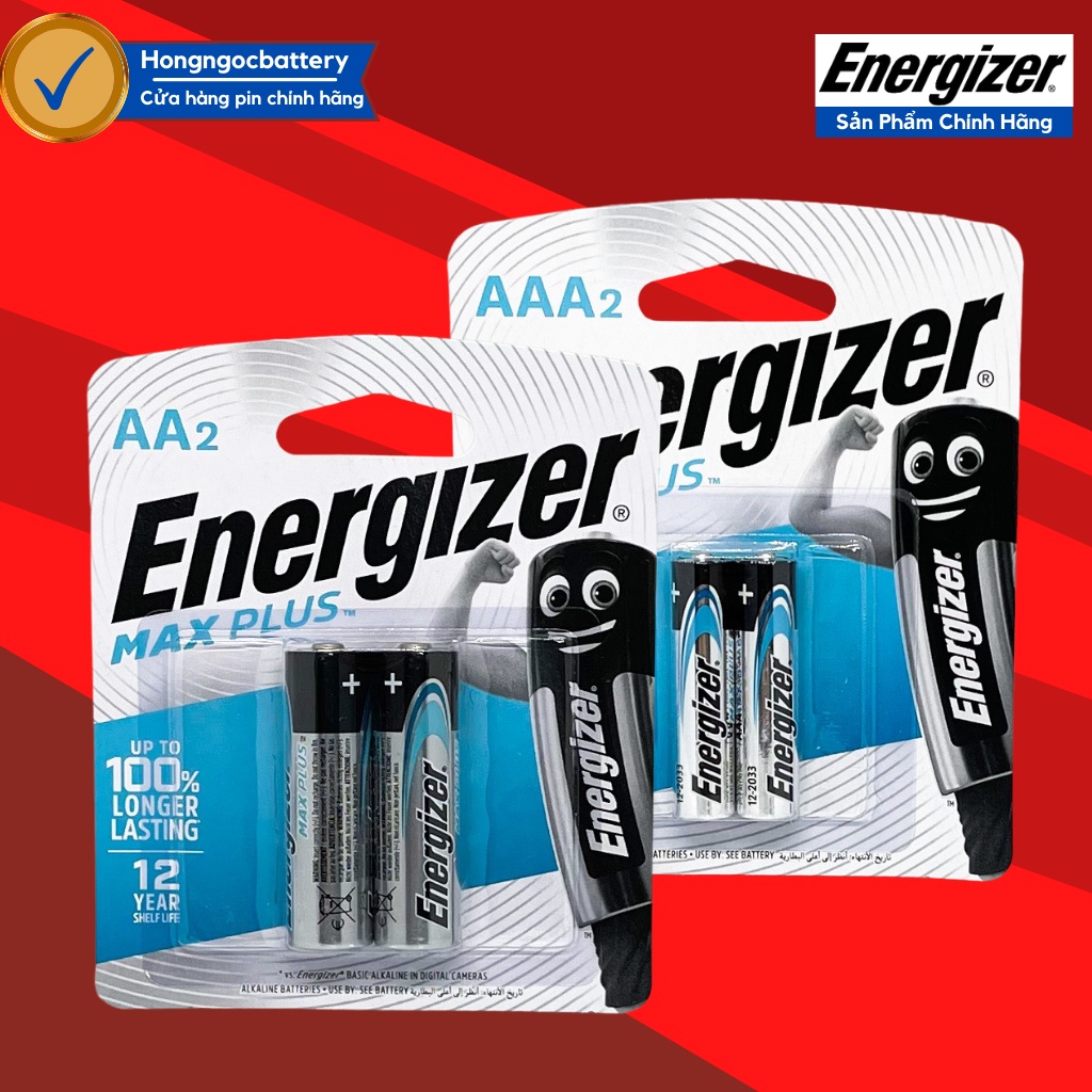 Pin AA , Pin AAA 1,5V ENERGIZER MAX PLUS Siêu Bền - Hàng chính hãng ...