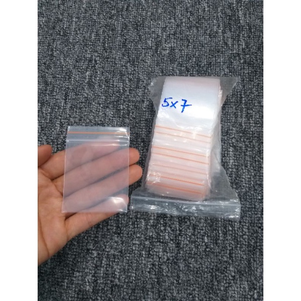 100 túi zip mini miết mép size 5cm x 7cm | Shopee Việt Nam