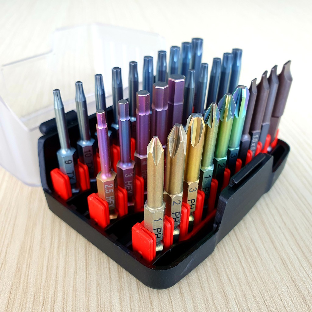 Bộ combo 30 mũi vít PB Swiss Tools -Thụy Sỹ PB 990.E6 | Shopee Việt Nam